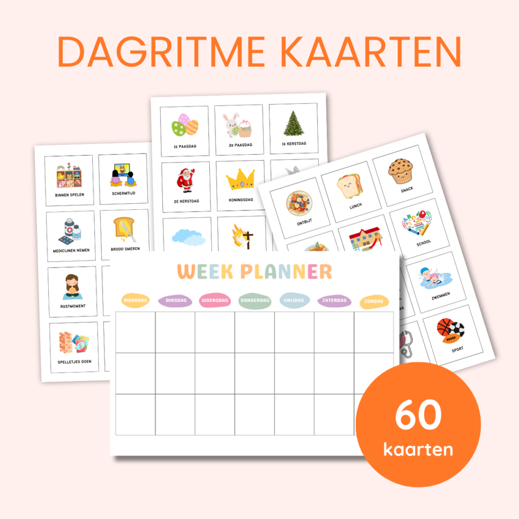 Dagritmekaarten Voor Peuters en Kleuters – Liefs mama
